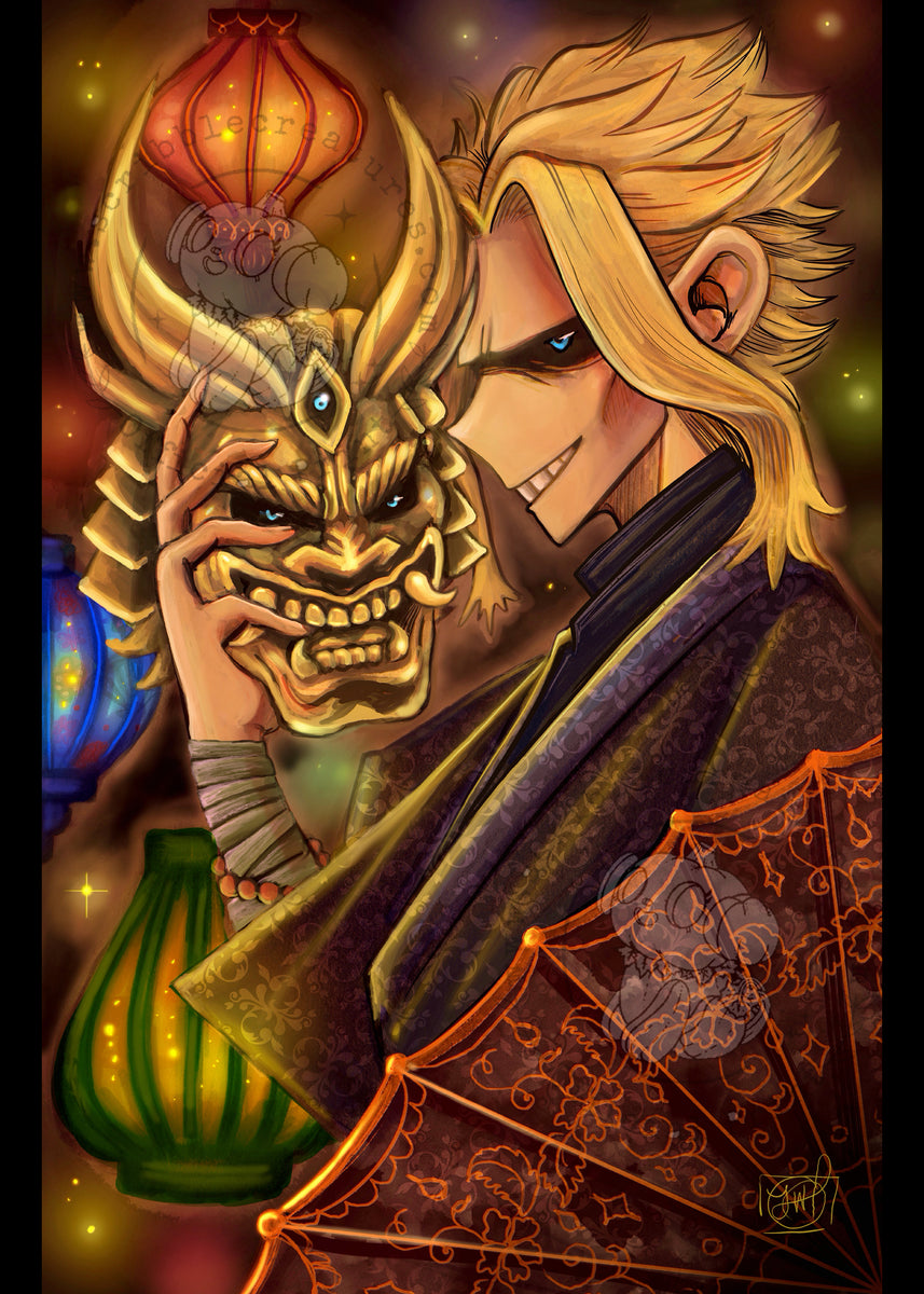 "Toshinori Fan" Original Fan Art Fine Art Print by Scribble Creatures – ScribbleCreatures